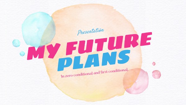 My future plans | Genially