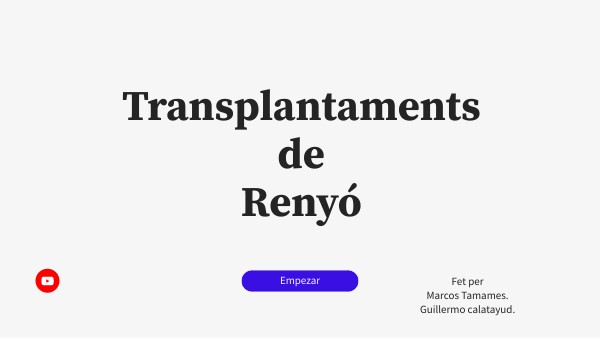 Transplantaments de renyons