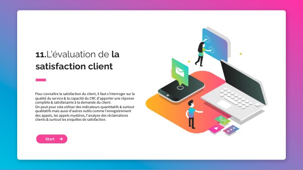 NDRC - 11. L'évaluation de la satisfaction client | Genially