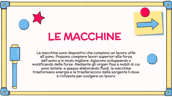 LE MACCHINE
