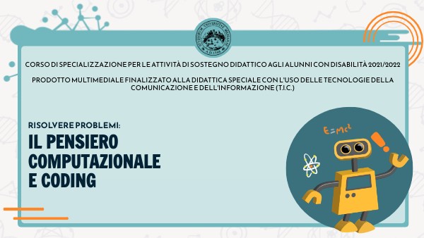 CPC - IL PENSIERO COMPUTAZIONALE E CODING