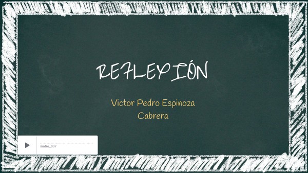 Reflexión 2 | Genially