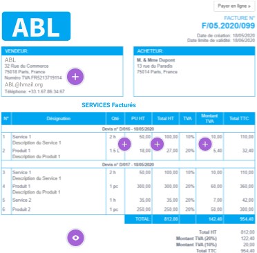 TVA facture | Genially