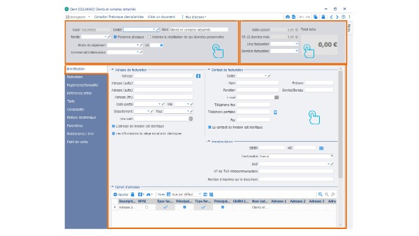 EBP : Fiche client | Genially