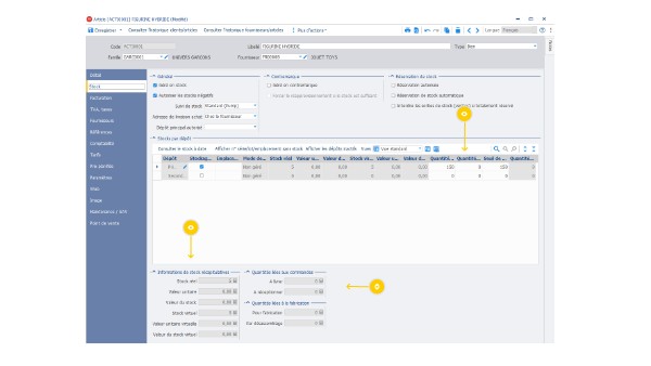 EBP : Onglet Stock | Genially