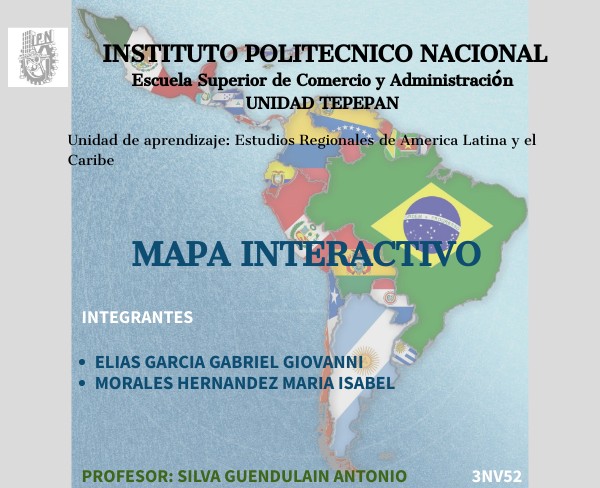 MAPA INTERACTIVO BLOQUES REGIONALES | Genially