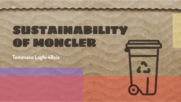 SUSTAINABILITY OF MONCLER | Genially
