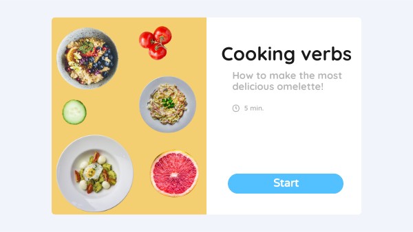 Cooking Verbs | Genially