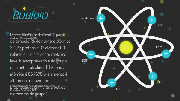 Elemento químico - Rubídio