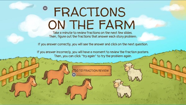 Fractions on the Farm | Genially