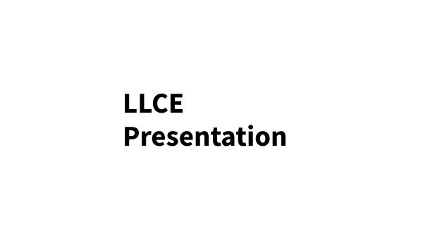 LLCE Presentation | Genially