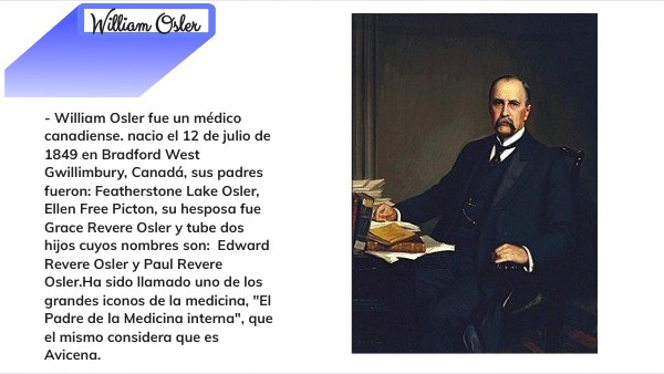 william osler | Genially