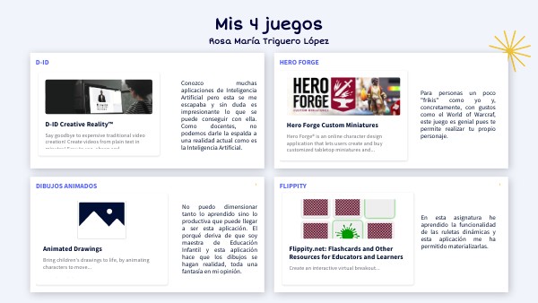 mis 4 juegos gamificación | Genially