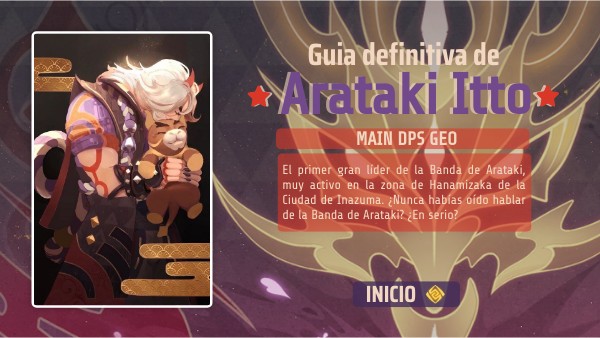 Guia de Arataki Itto | Genially