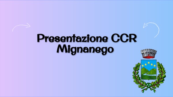 Presentazione CCR Mignanego