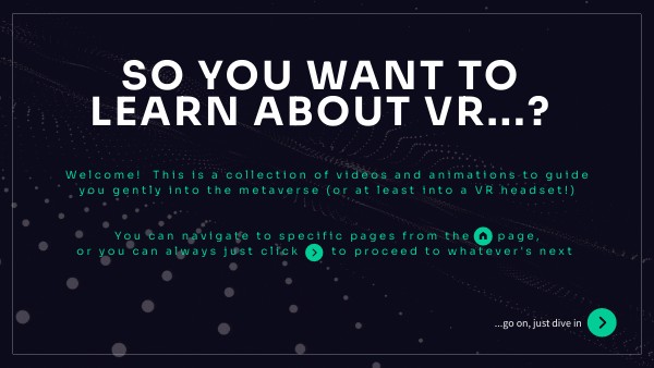 SO YOU WANT TO LEARN ABOUT VR...? | Genially
