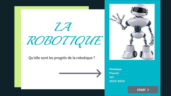LA ROBOTIQUE