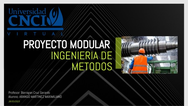 PROYECTO MODULAR INGENIERIA DE METODOS | Genially