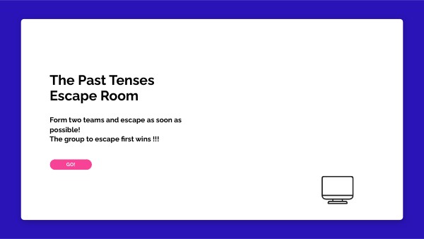 Past Tenses Escape Room 1