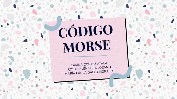CÓDIGO MORSE