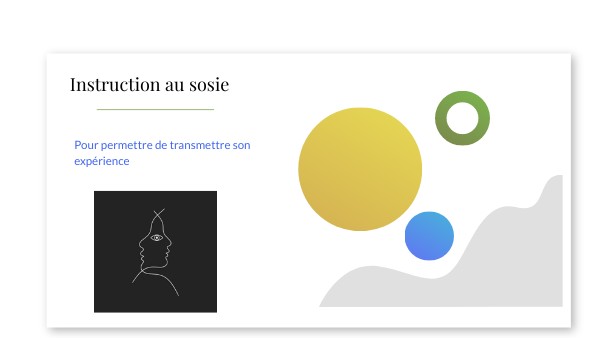 instruction au sosie | Genially