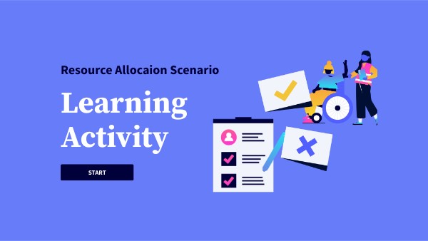 Resources Allocation Activity; IPE, Healthcare | Genially
