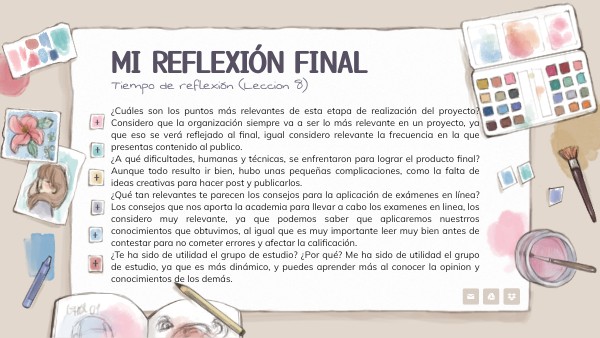 MI REFLEXIÓN FINAL | Genially