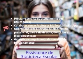 Assistente de Biblioteca Escolar