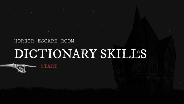 Dictionary Skills HORROR