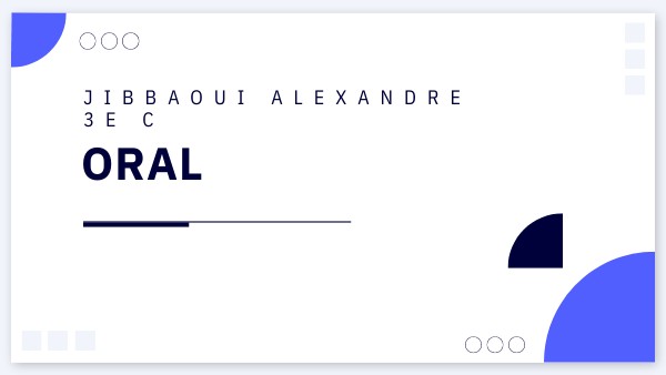 oral