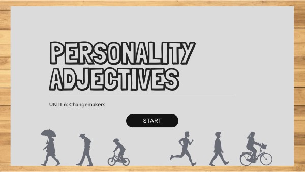 Personality adjectives | Genially