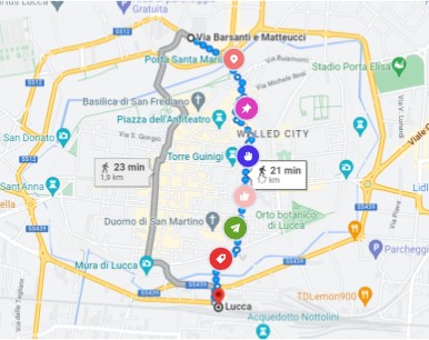 Mappa Lucca Sophia Tedesco