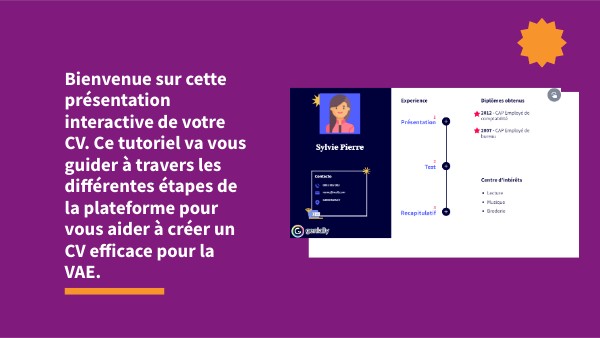 Tutoriel CV | Genially