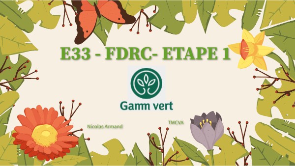 ARMAND Nicolas - Epreuve E33 - Phase 1 | Genially