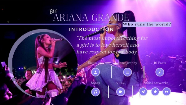 Ariana Grande | Genially