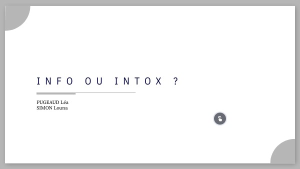 Info ou Intox ? | Genially