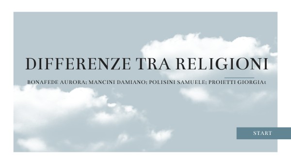 PRESENTAZIONE RELIGIONE | Genially