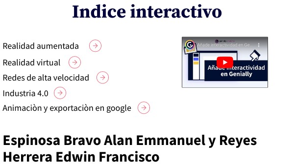 Indice interactivo
