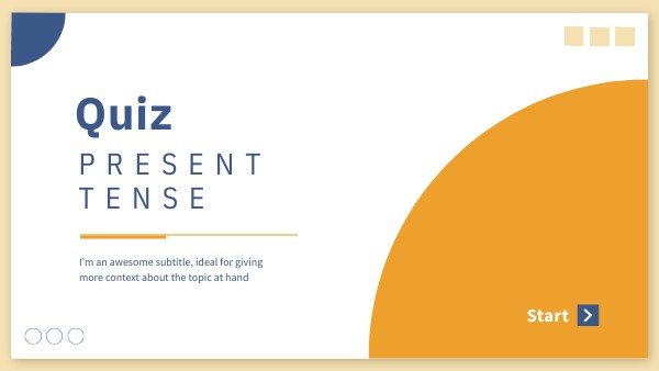 Present Tenses | Genially