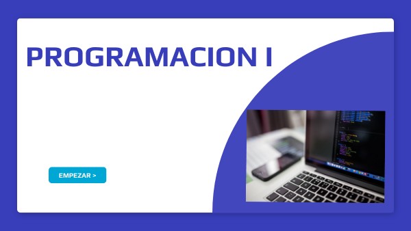 PROGRAMACION | Genially