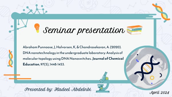 seminar presentation- science | Genially