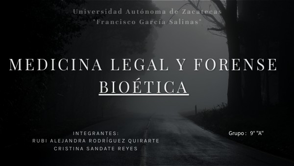 Medicina Legal Bioética