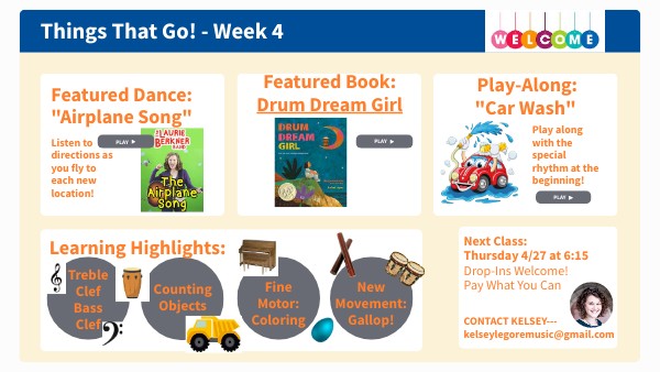 Things That Go! - Week 4 Recap