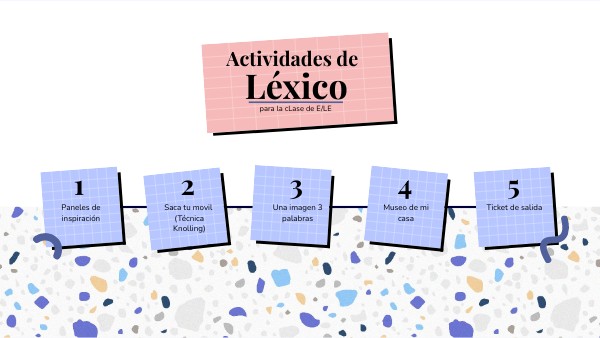 Actividades de léxico | Genially