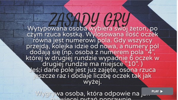 GRA PLANSZOWA | Genially