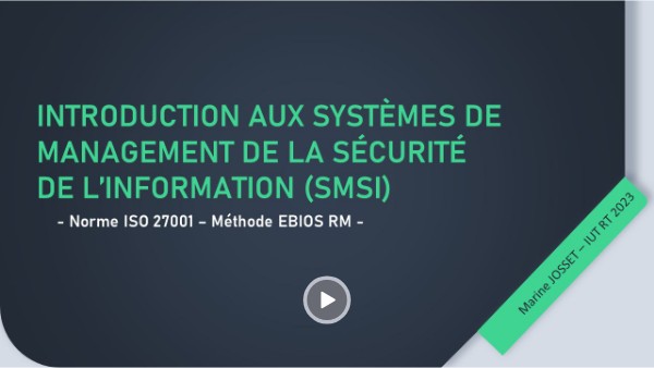 Cours IUT RT | Genially