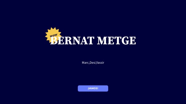 PRESENTACIÓ BERNAT METGE | Genially