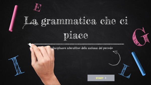 LA GRAMMATICA CHE CI PIACE | Genially