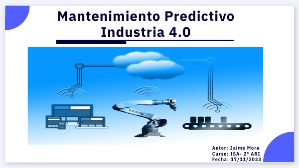 PRESENTACIÓN MANTENIMIENTO PREDICTIVO | Genially