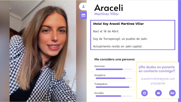 Currículum Araceli | Genially